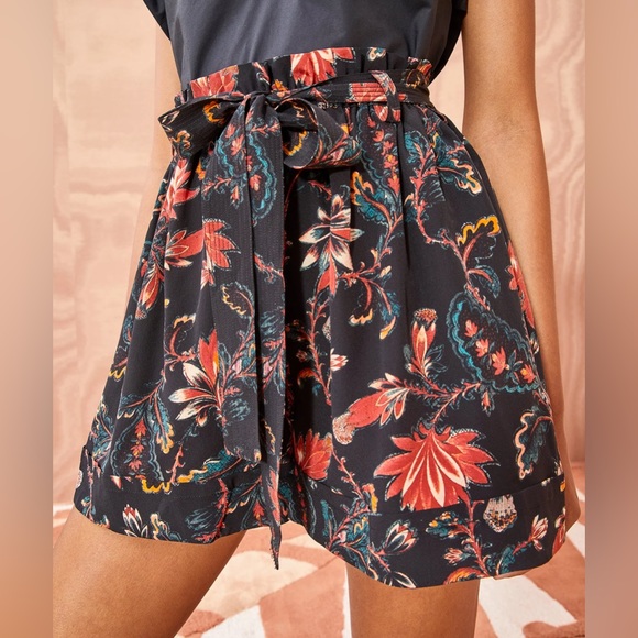 Ulla Johnson | Shorts | Ulla Johnson Leica Belted Silk Paperbag Shorts ...